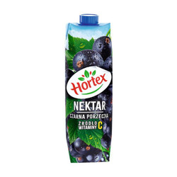 Nước ép quả lý đen 25% Hortex hộp 1L (1 Hộp)