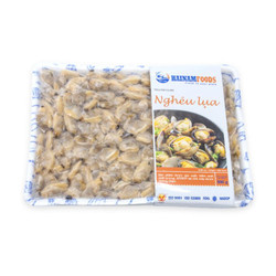 Nghêu lụa thịt luộc loại A IQF Hải Nam gói 500g (1 vỉ) - Chuỗi siêu thị thực phẩm tươi ngon ...