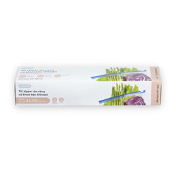 Túi zipper Shinshen có khoá kéo đáy mở rộng Inochi 3l (1 Cái)