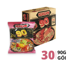 Thùng mì tôm chua cay Kokomi gói 90g (30 gói) - Chuỗi siêu thị thực phẩm tươi ngon, chất lượng ...